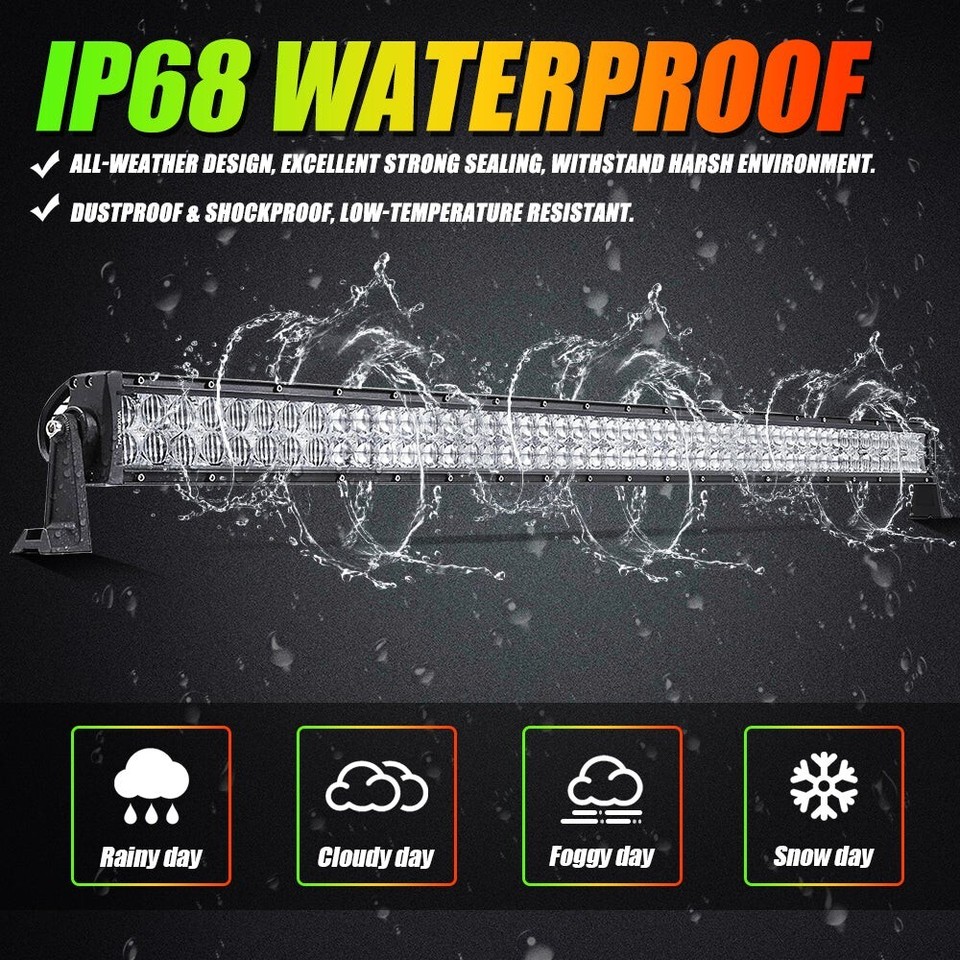42 INCH V-PRO SERIES STRAIGHT RGBW COLOR CHANGING OFF ROAD LED LIGHT ...