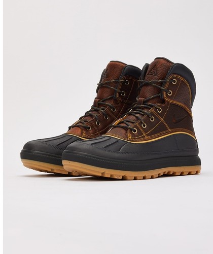 Nike ACG Woodside II Men's Size 10 Leather 'Dark Gold Leaf' Boots ...