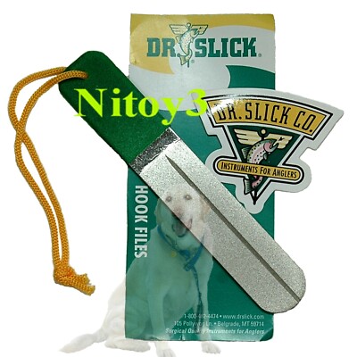 Dr. Slick Two-Sided Hook Sharpening File - Medium & Heavy Grit 6” | eBay