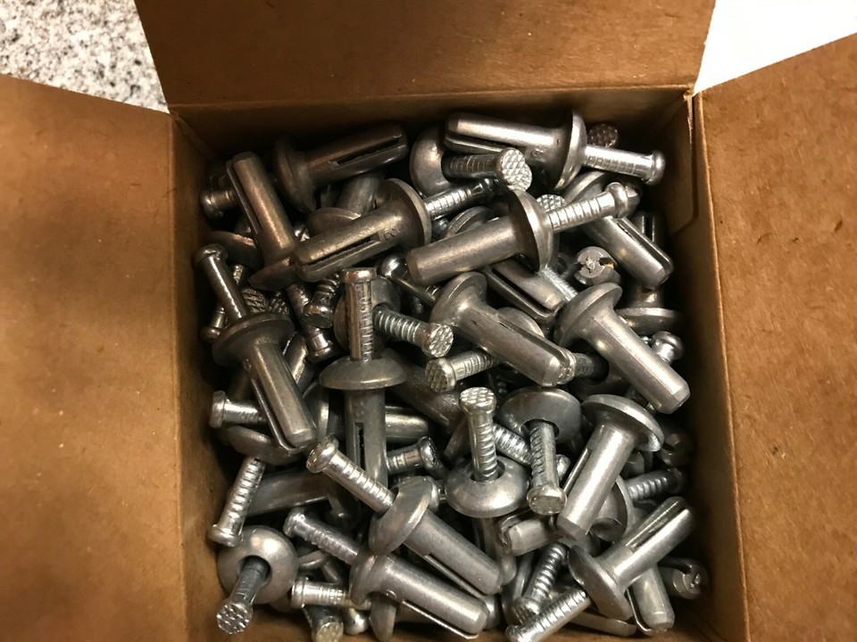 Zamac Nailin Power Fastener 1/4" x 3/4" 100 pc #37253 New Box | eBay