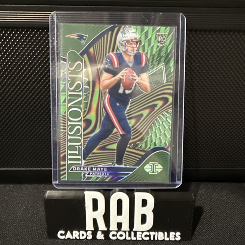 2024 Panini Illusions Drake Maye Illusionists Emerald RC No. 2 | eBay