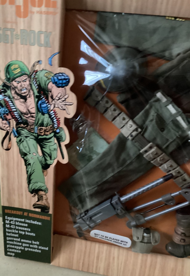 GI JOE. WW2 Action Hero SGT ROCK equipment | eBay