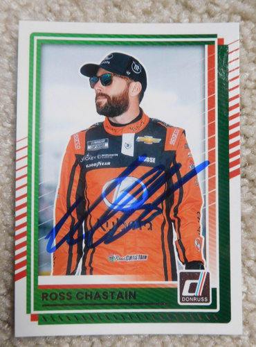 Ross Chastain 2025 Donruss Nascar Racing Signed Autographed Card #33 | eBay