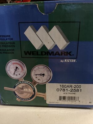 weldmark by victor 0781-2581 acetylene regulator | eBay
