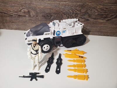 GI-JOE COBRA SNOW CAT Vehicle 1985 with frostbite 98% Incomplete | eBay