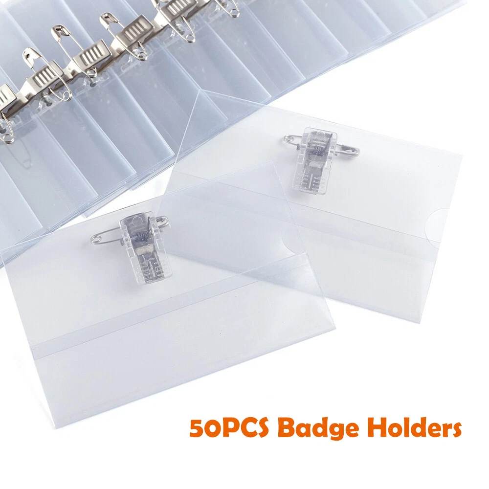 Plastic Name Tags With Clips