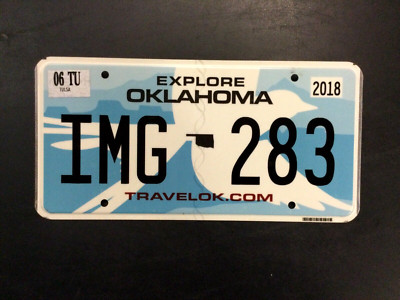 EXPIRED 2018 TULSA COUNTY OKLAHOMA LICENSE PLATE IMG 283 | eBay
