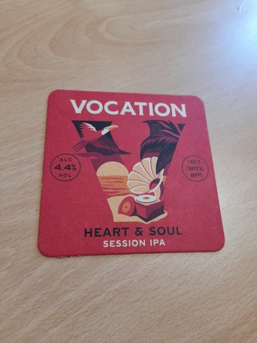 Vocation Heart & Soul Session IPA Beermat/Coaster | eBay UK