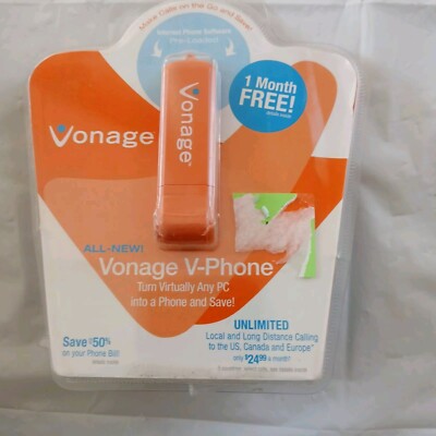 Vonage V256-USB11-VR V-Phone with 256MB USB Flash Drive!! | eBay