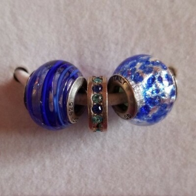 AUTHENTIC QVC PREROGATIVES STERLING SILVER BEADS CHARM RCI SPACER SET ...