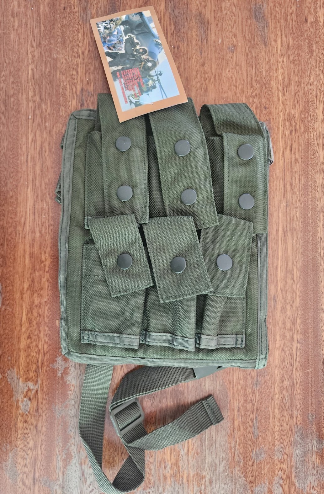 Kit Bag 40mm Grenade Drop Leg Holster Panel Pouch Green Webbing | eBay