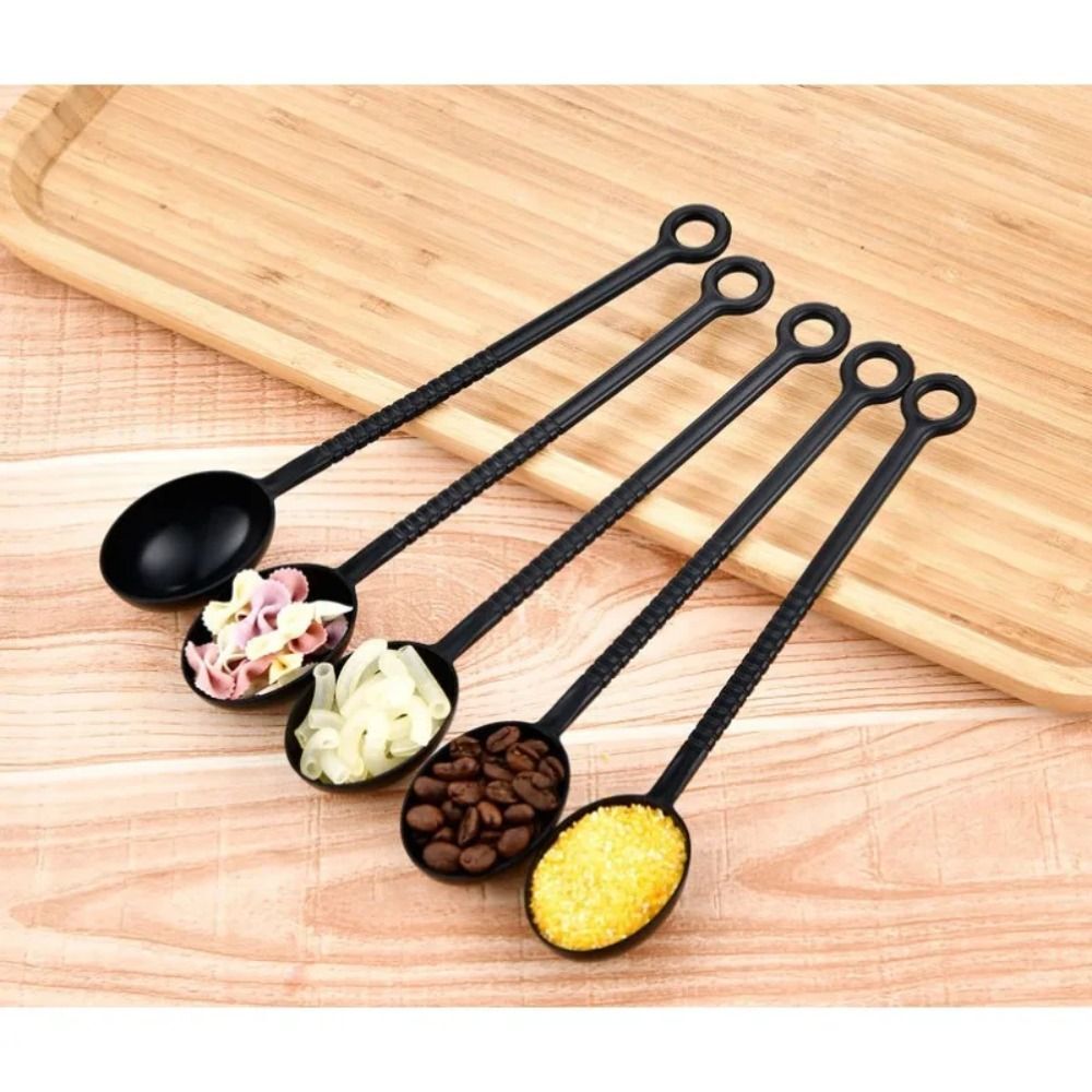 5pcs Plastic Coffee Scoop Bendable Fruit Powder Spoon New Seasoning ...