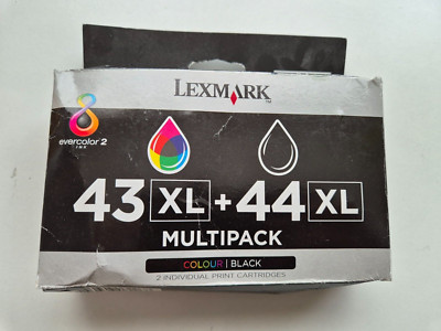 43XL 44XL LEXMARK Black & Colour Ink Cartridges - Original Lexmark ...