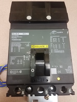 Circuit Breakers - Sqd Type Fa Circuit Breakers
