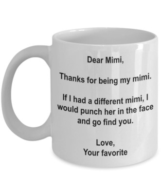 Funny Mimi Gifts - Mimi Punch Coffee Mug - Gifts for Mimi - Mimi Mug | eBay