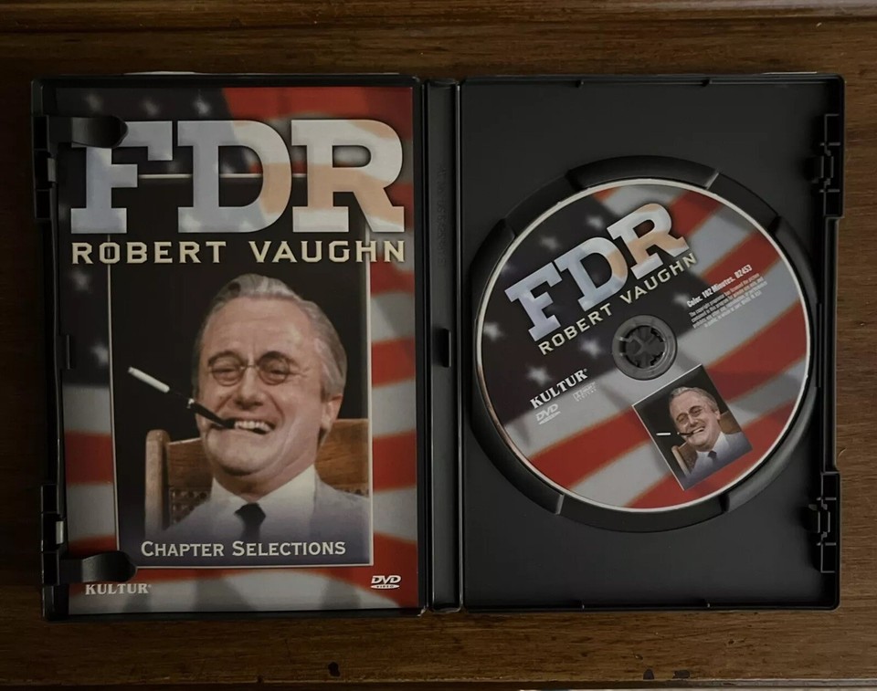 FDR (DVD, 1982) Robert Vaughn One-Man Show, Franklin Roosevelt, Kultur ...