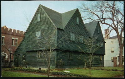 SALEM MA John Ward House Vtg Massachusetts Postcard | eBay