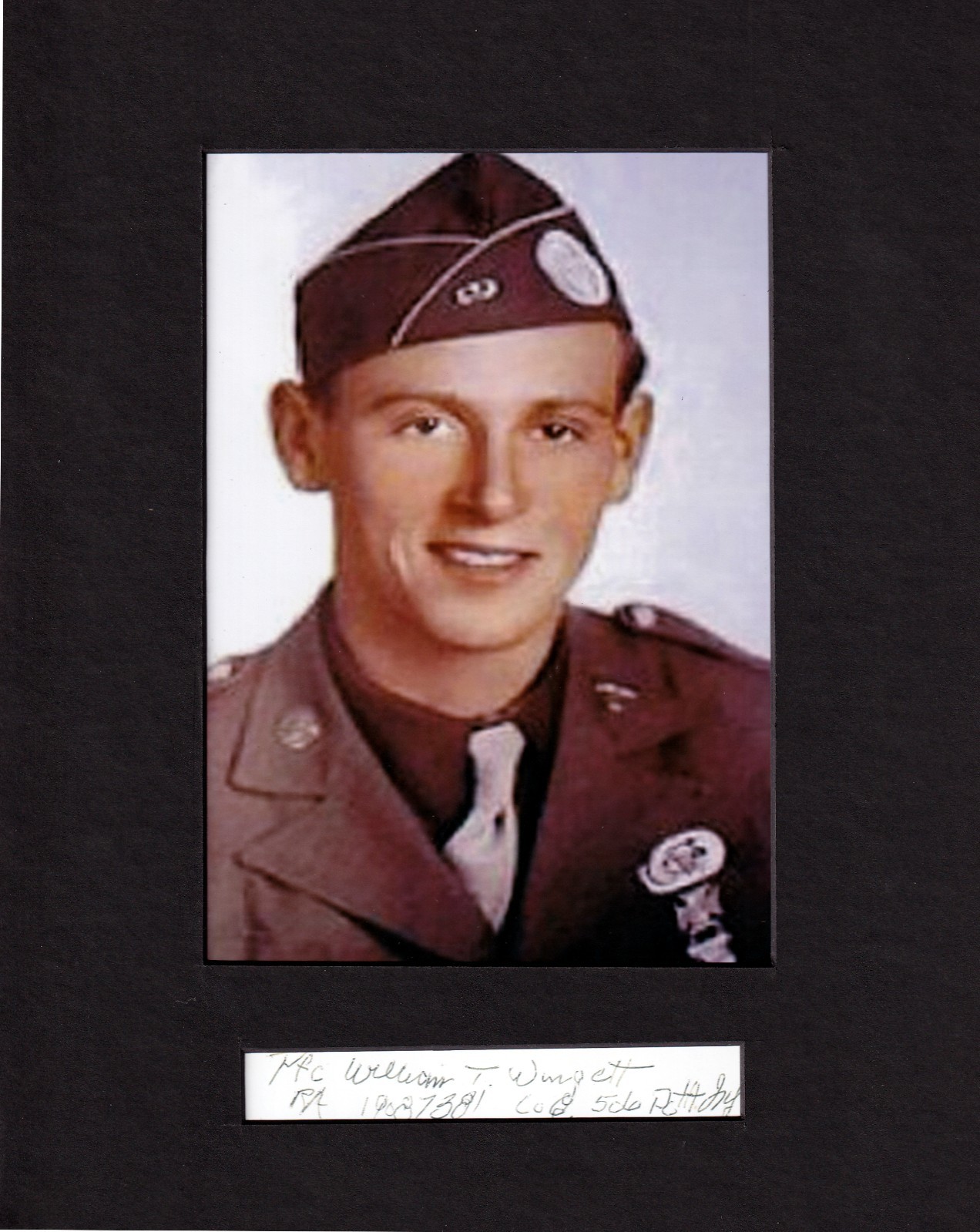 Band of Brothers William Wingett SIGNED CUT WWII 101st AB D-Day ...