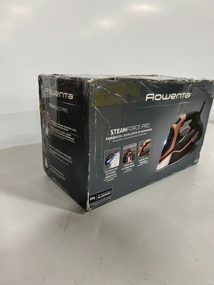 Rowenta Steam Force Pro Stainless Steel Soleplate Iron for Clothes,400 ...