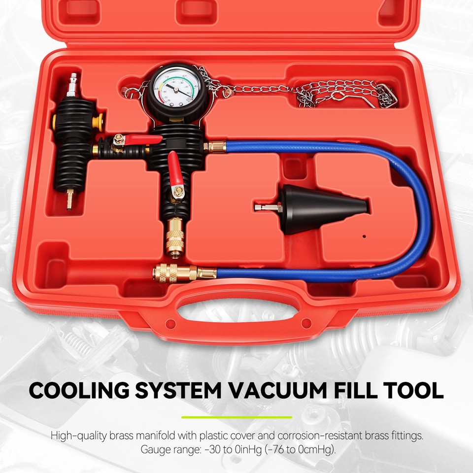 Cooling System Vacuum Fill Tool Radiator Refiller Kits for Pickup SUV ...