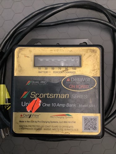 Dual Pro Sportsman Series Uni Pro One 10 AMP Bank Model SS1 Charging ...