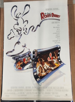 WHO FRAMED ROGER RABBIT? Movie Poster 27x40" Theater Size | eBay
