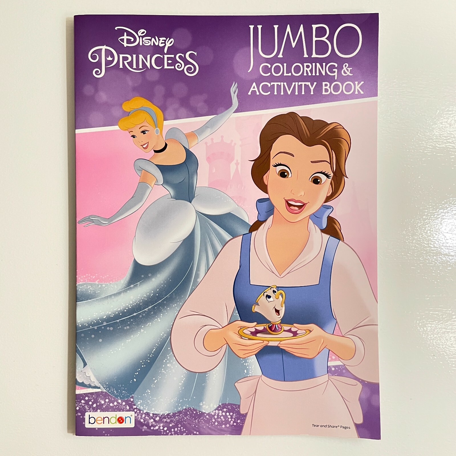 Disney Princess Jumbo Coloring Activity Book New Licensed Belle ...