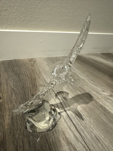 Princess House Wonders Of The Wild Soaring Eagle 24% Lead Crystal Glass ...