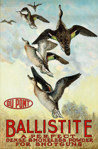 Ballistic Hunting and Ammunition Vintage Advertising Giclee Poster ...
