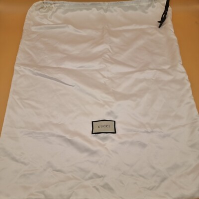White genuine GUCCI dustbag 22"x28" | eBay