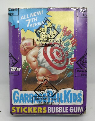 1987 GARBAGE PAIL KIDS GPK SERIES 7 TOPPS (BBCE) WAX BOX (48 PACKS) (w ...
