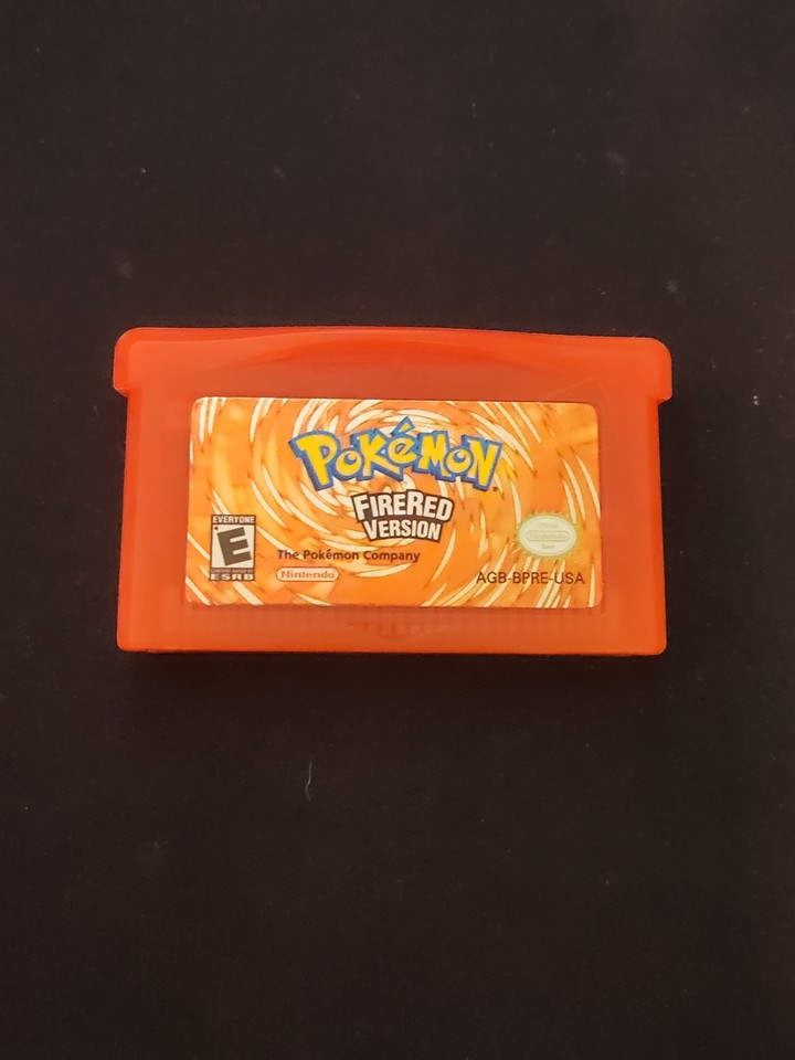 Pokemon FIRE RED Nintendo Gameboy Advance (GBA) Authentic Cartridge | eBay