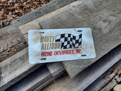 Davey Allison Racing Painted TAG Speed Shop Sign Antiqued Vintage Look ...