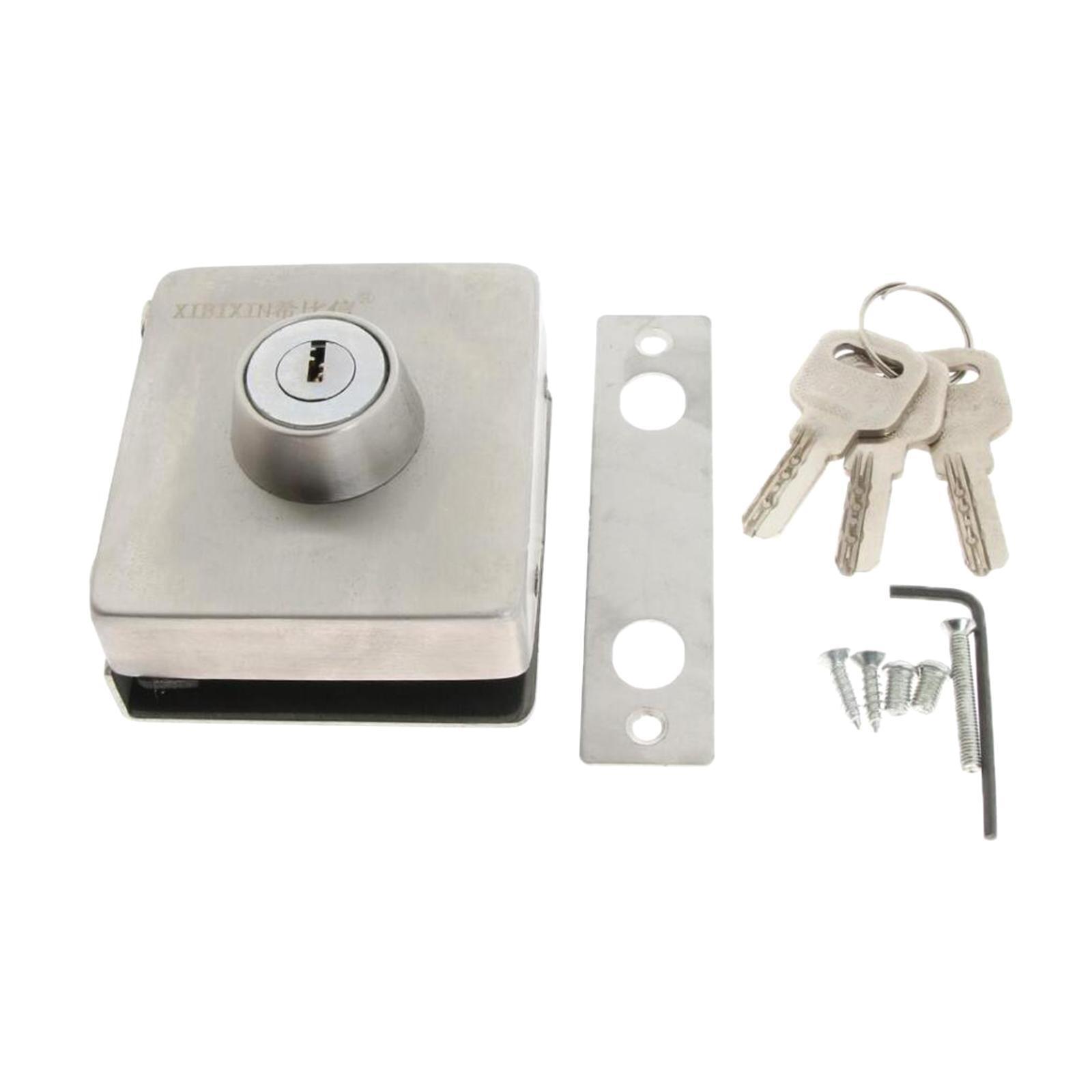 Glass Door Lock High Performance Push Sliding Gate Lock Office Glass ...