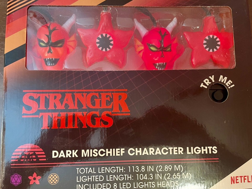 Stranger Things LED Dark Mischief Sound-Activated String Rope Lights | eBay