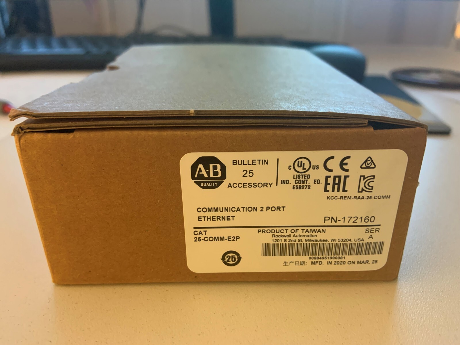 Allen Bradley 25-COMM-E2P /A 2 Port Ethernet Communication Board And Adapter | eBay