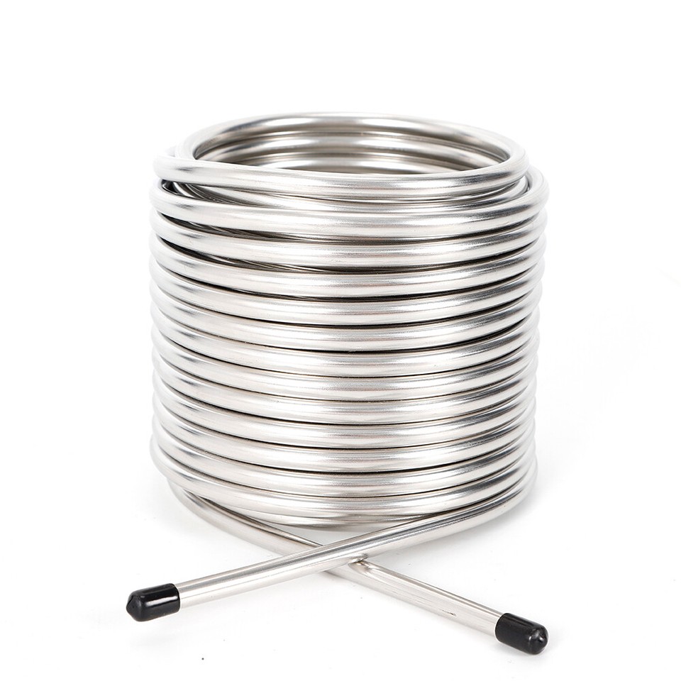 50' Stainless Steel Wort Chiller Coil Homebrew Immersion Chiller ...