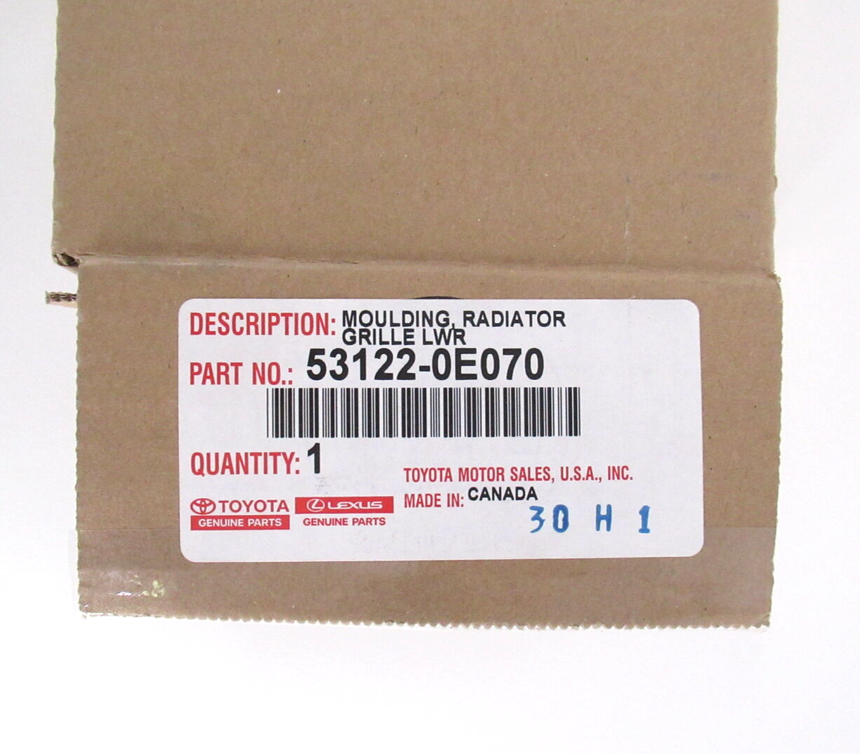 Genuine OEM Toyota Lexus 53122-0E070 Front Lower Chrome Molding 2016 ...