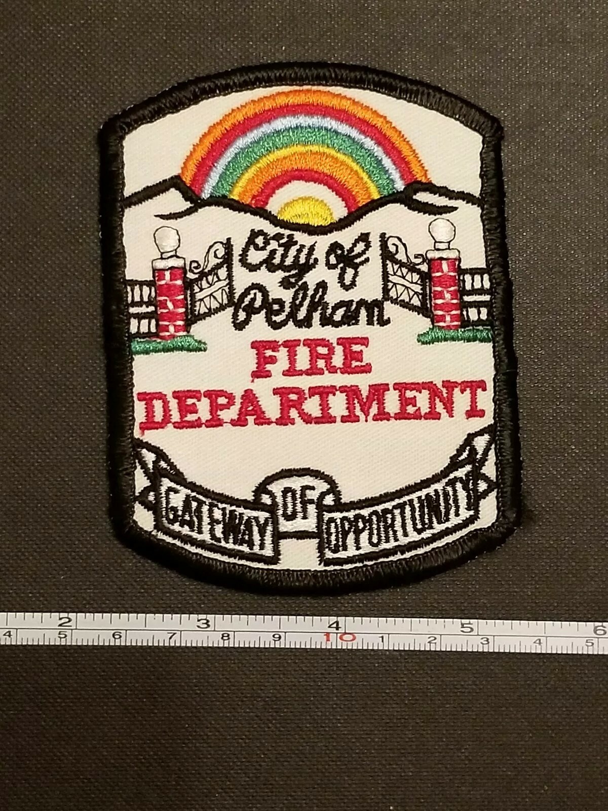 Vintage City of Pelham Fire Department EMS Sew Iron On Embroidered ...