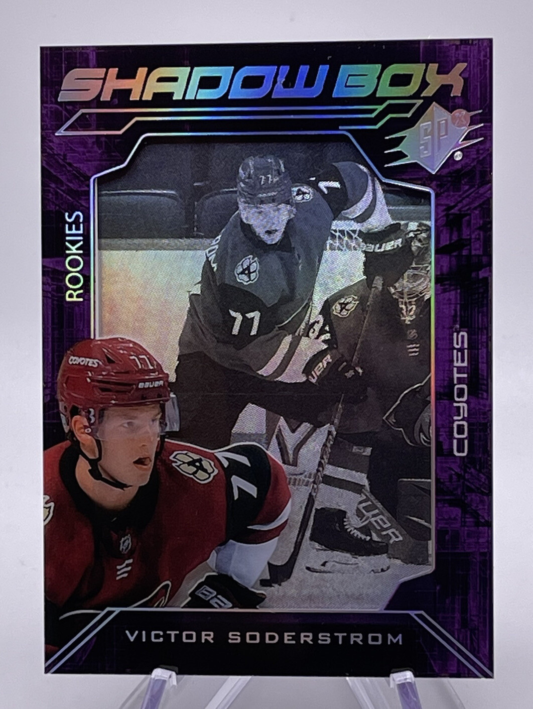 2020-21 Upper Deck SPX Hockey Victor Soderstrom Rookies Shadowbox #SB ...