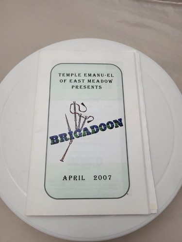 Temple emanu-el brigadoon april 2007 tommy albright gary conwell | eBay