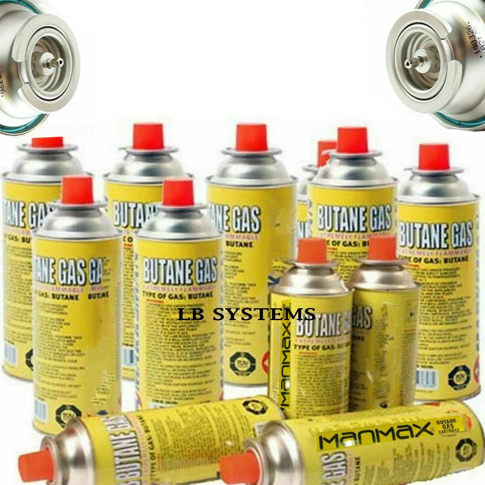 BUTANE GAS BOTTLES CANISTERS FOR PORTABLE STOVES COOKERS GRILL HEATERS ...