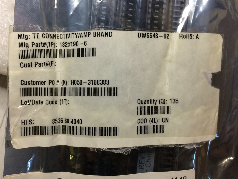 1825190-6 TYCO SWITCH SHUNT 7POS PROGRAMMABLE 14PDIP 10 PIECES | eBay