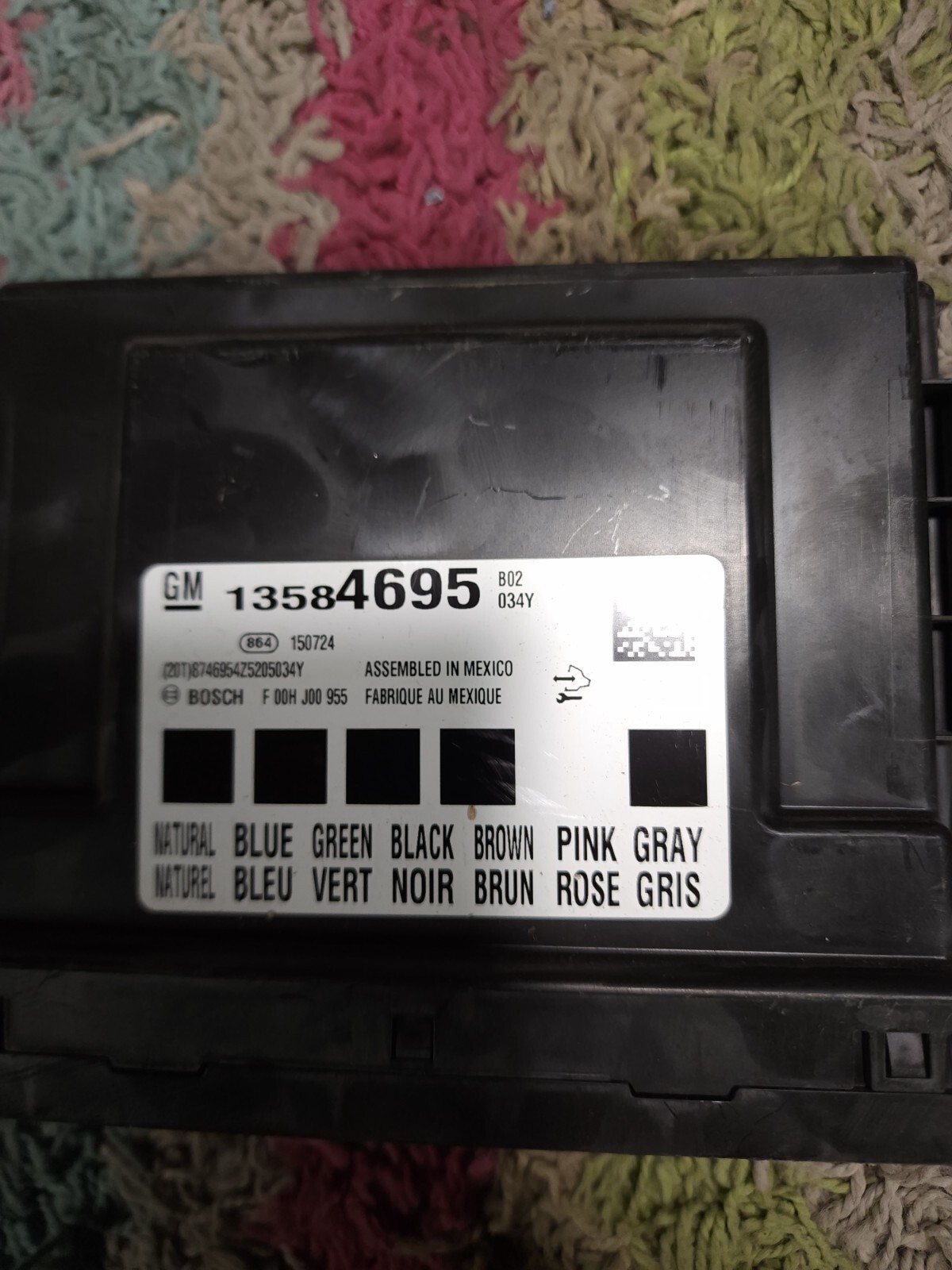 Body Control Module ACDelco GM Original Equipment 13586273 for sale ...