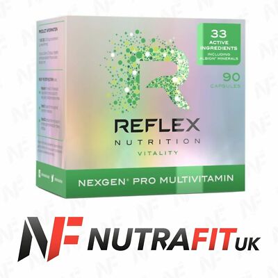 REFLEX NUTRITION NEXGEN PRO MULTIVITAMIN vitamin mineral formula ...