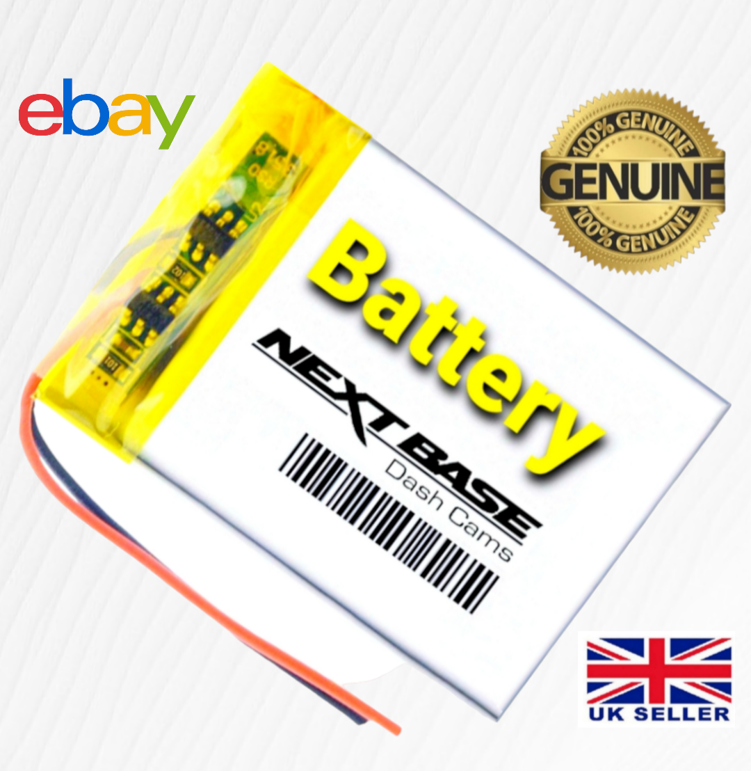Nextbase 512GW-412GW Dash Cam Camera Battery (UPGRADE) 3.7V 320mAh UK ...
