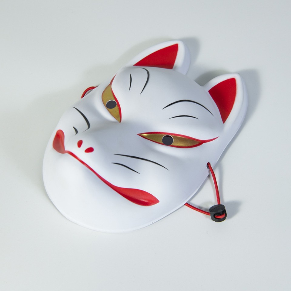 Adult Halloween Fox Mask Animal Face Cover Mask PVC Animal Fox Mask for ...