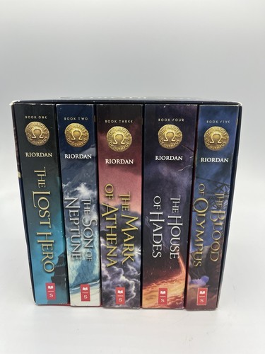 5 Book Box Set of The Heroes Of Olympus: The Complete Series by Rick ...