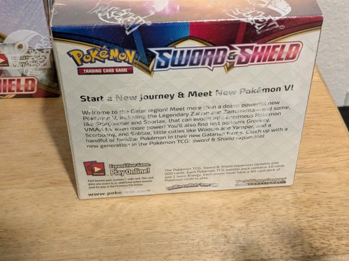 Brand New Pokemon TCG Sword and Shield BASE SET Booster Box - 4 Boxes ...