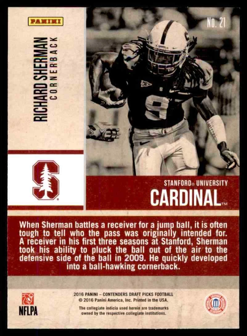 Richard Sherman Stanford Academics